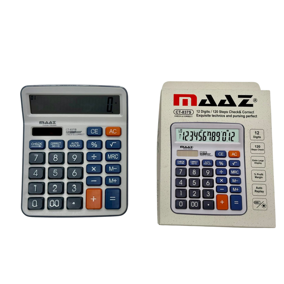 Maaz Calculator CT-837S – Alfajr Store